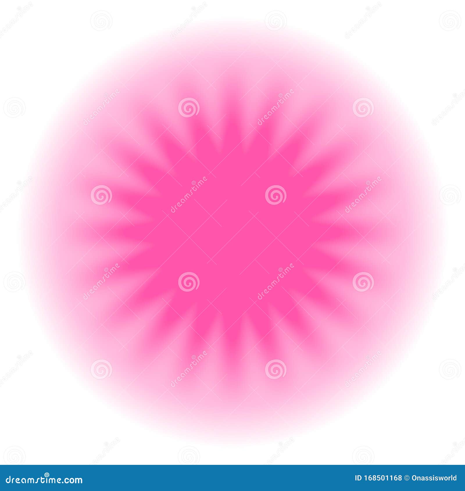 Pink Circle Shape Label for Website Graphics Stock Illustration ...