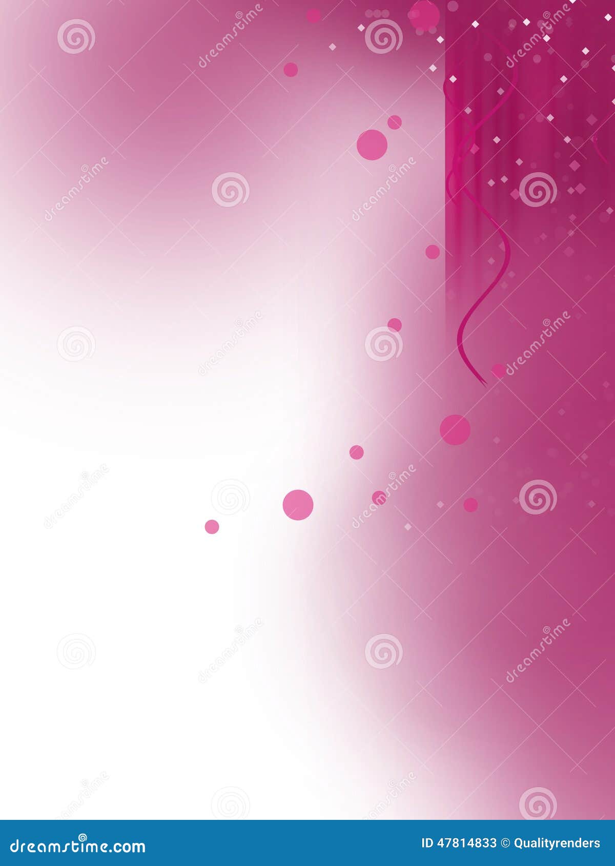 Pink Circle and Square with Leaves Left Side, Abstrack Background-Flyer ...