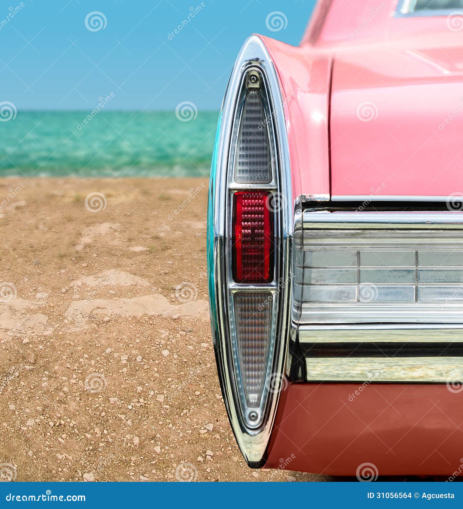 Pink Classic Car stock photo. Image of historic, design - 31056564