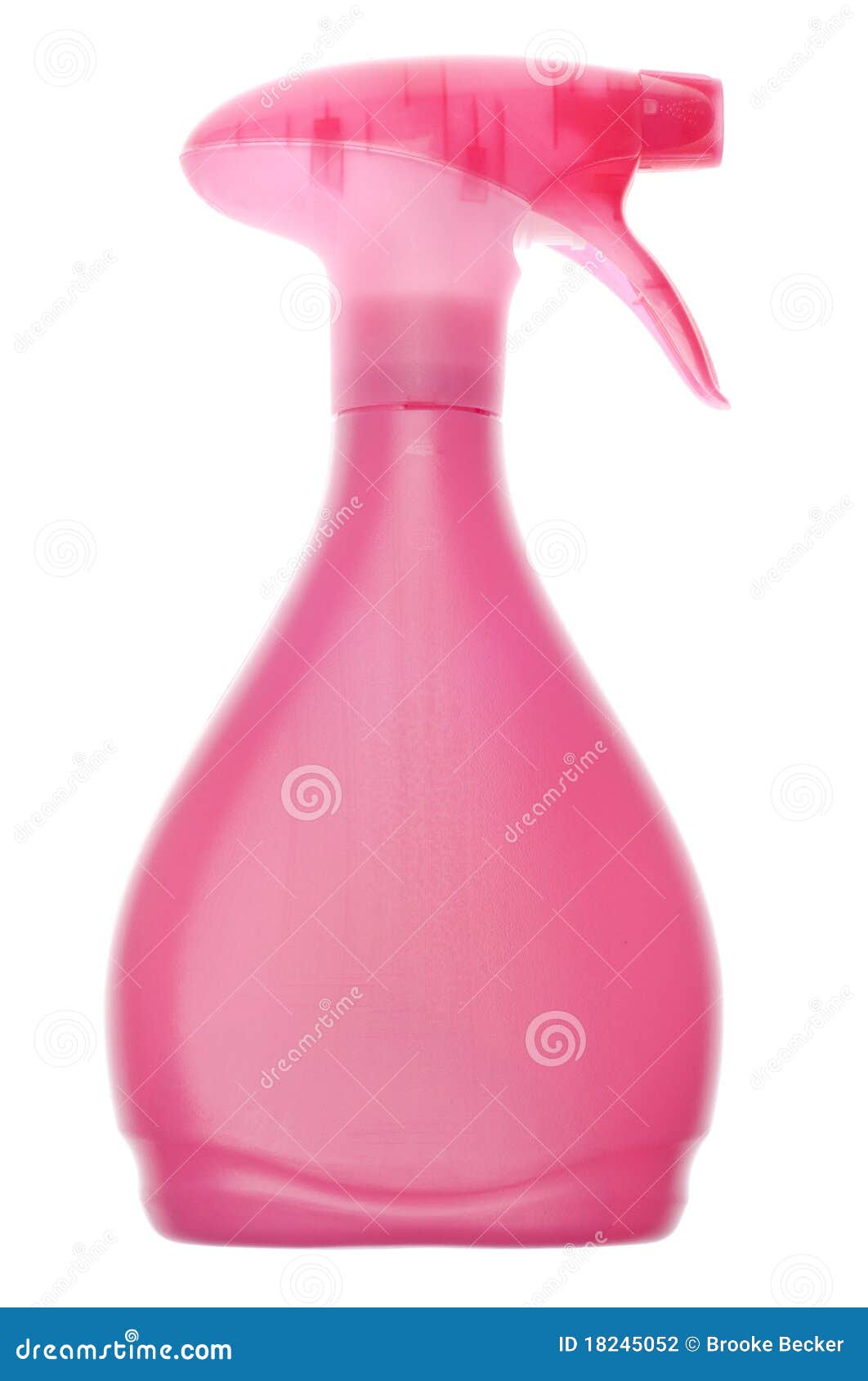 Pink Cleaning Spray Bottle stock photo. Image of spring - 18245052