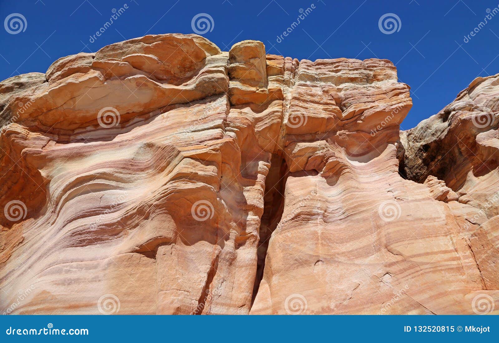 Pink cliff stock image. Image of natural, eroded, state - 132520815