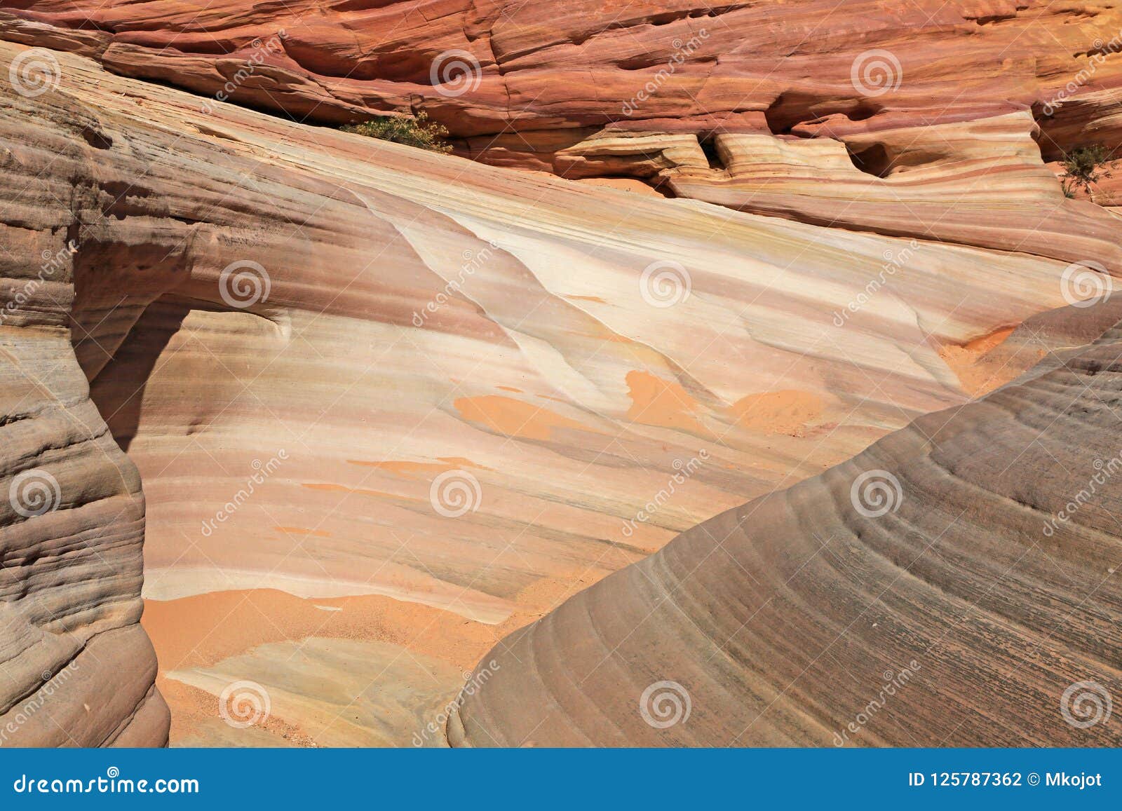 Pink cliffs in Pink Canyon stock photo. Image of rock - 125787362