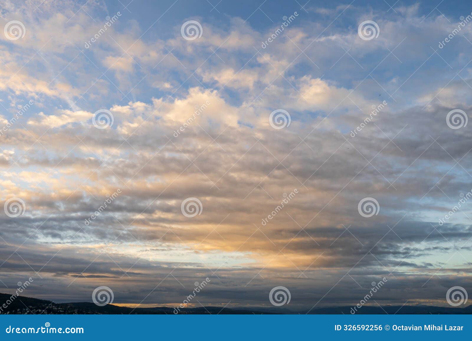 Pink Clouds, Early Summer Morning Sky Stock Photo - Image of scenic ...