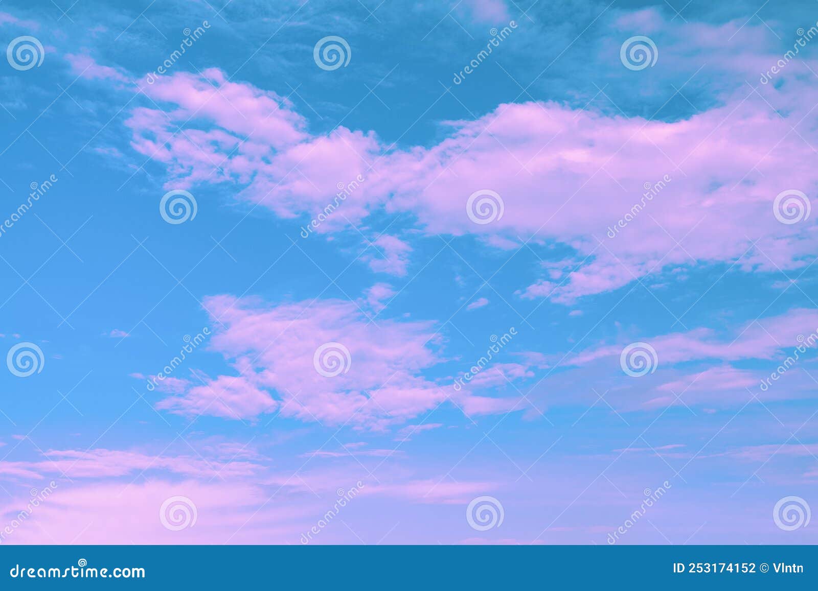 Pink Clouds, Sky Background Stock Photo - Image of color, cloud: 253174152