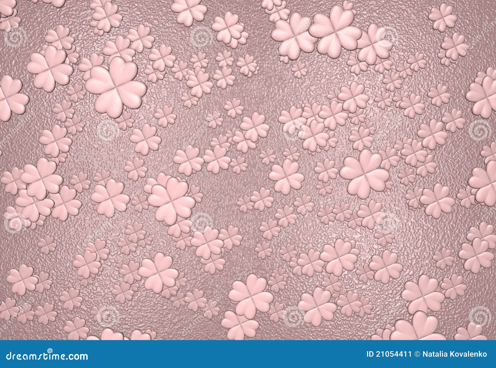 Pink Clover Leaves Background Stock Image - Image of object, surface ...
