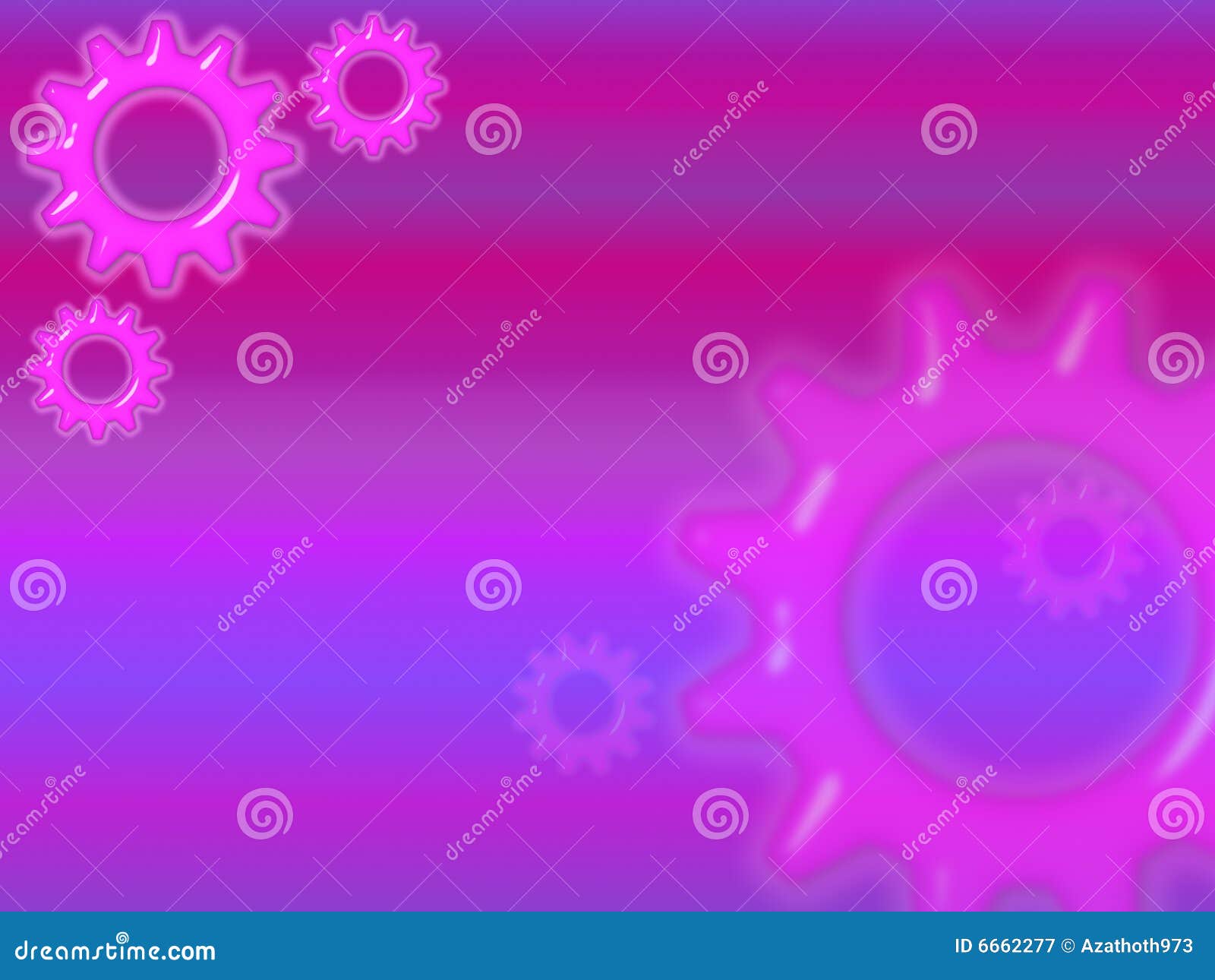 Pink Cogs Template Picture. Image: 6662277