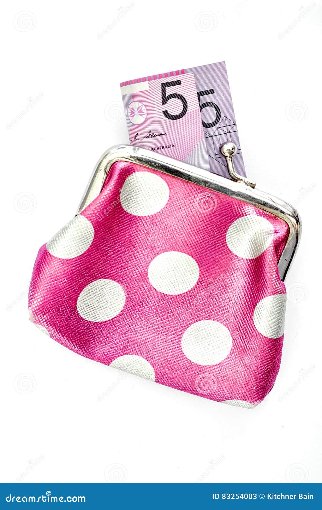 Pink Coin Purse stock image. Image of foreign, fifty - 83254003