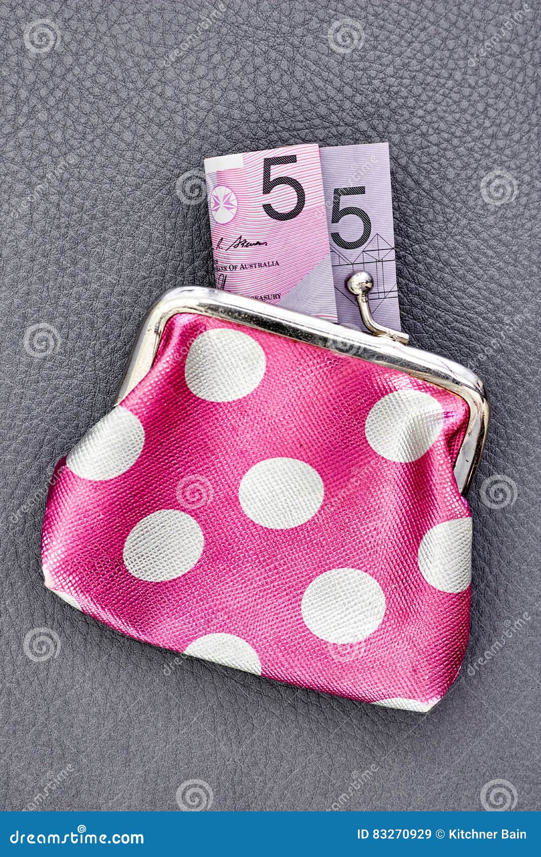 Pink Coin Purse stock image. Image of cents, australia - 83270929