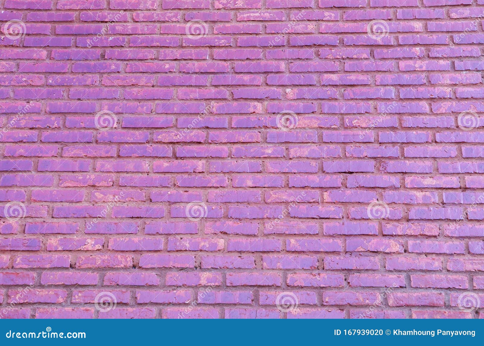 Pink Color Brick Wall Background Stock Photo - Image of textured ...