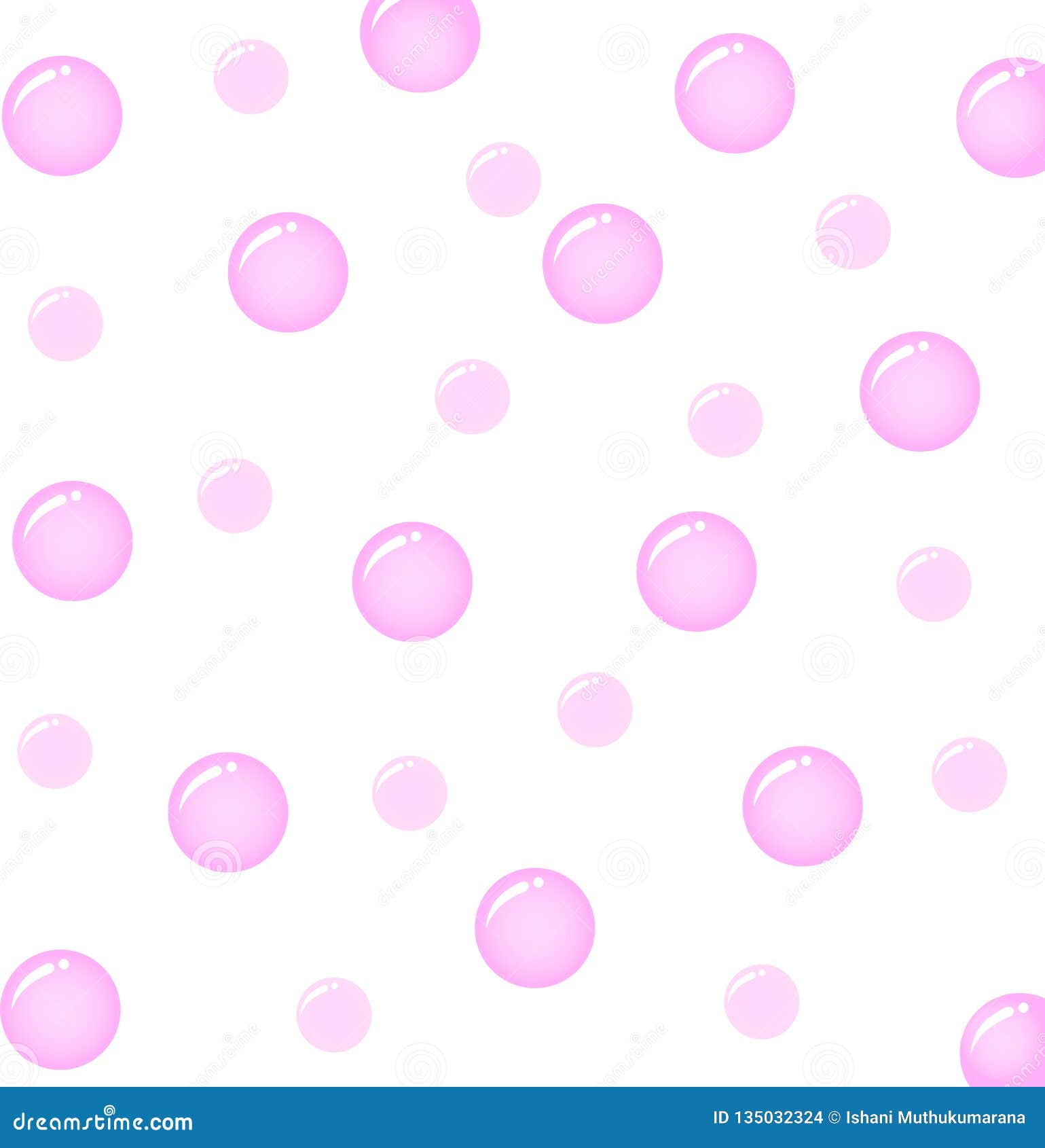 Pink Color Bubbles with Abstract Background Stock Vector - Illustration ...