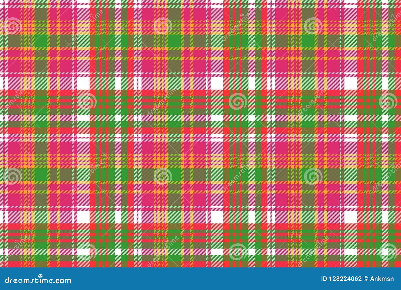 Pink Color Check Plaid Seamless Pattern Stock Vector - Illustration of ...
