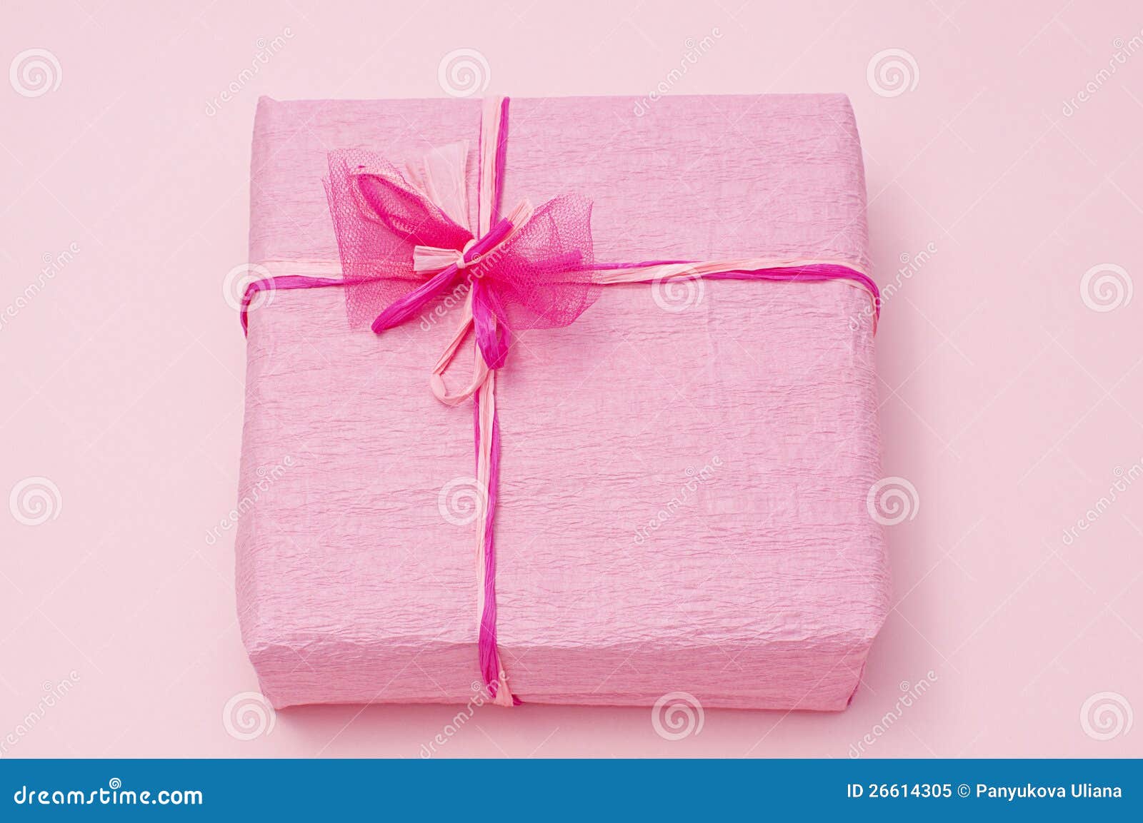 Pink color gift box stock image. Image of ribbon, birthday - 26614305