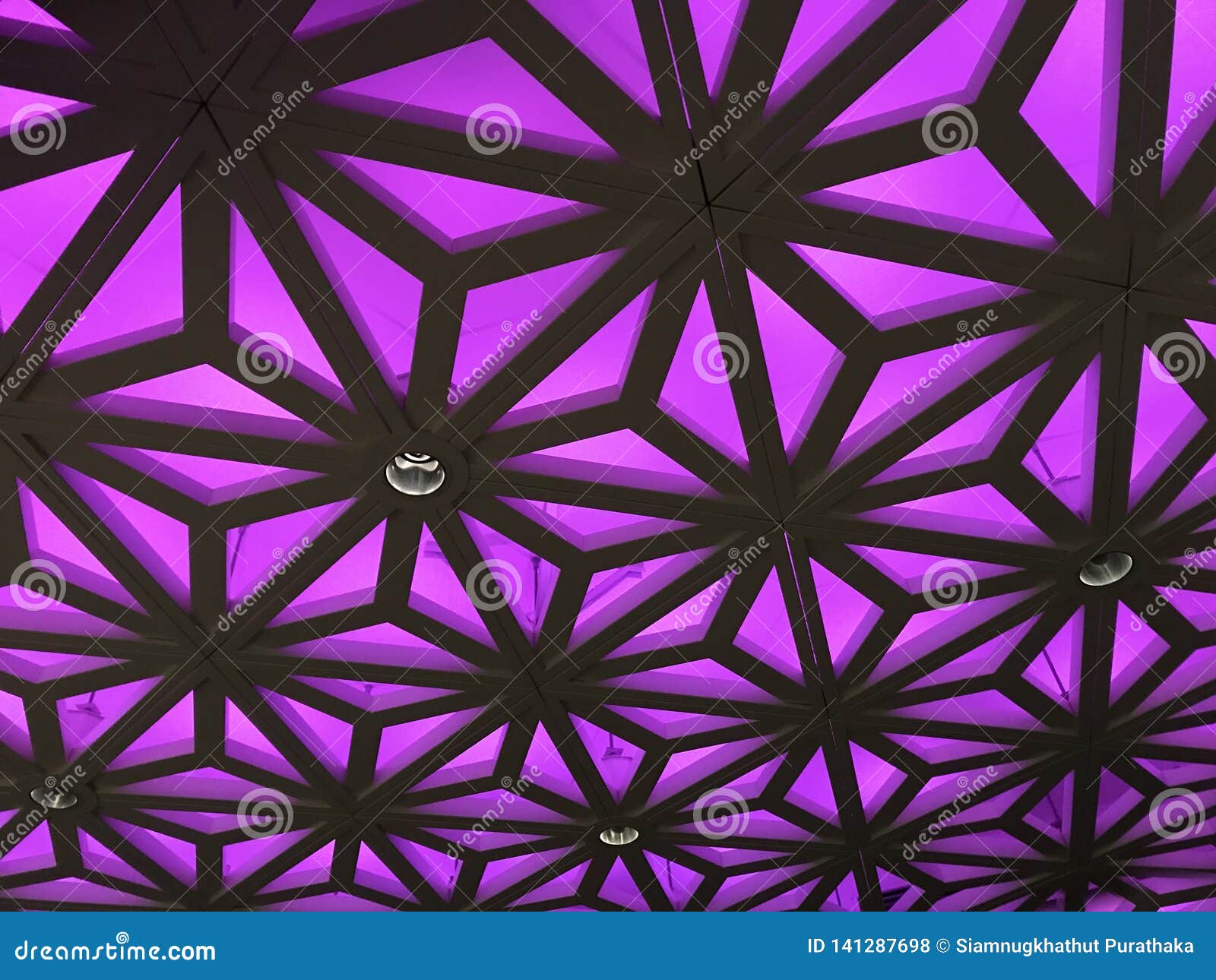 Pink Color Rooftop or Ceiling Pattern Background Stock Photo - Image of ...