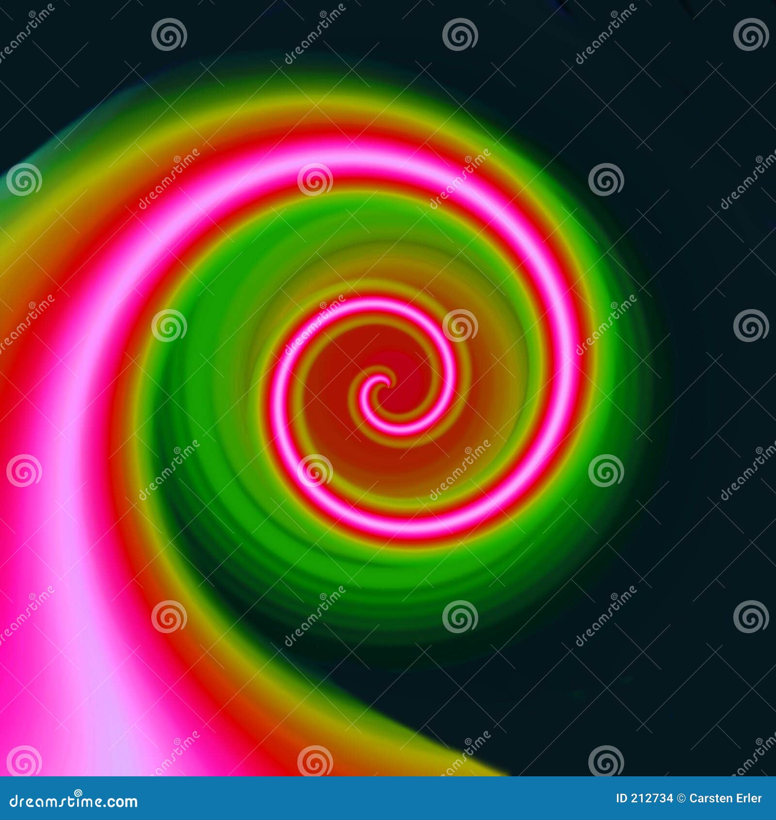 Pink Color Spiral stock illustration. Illustration of popart - 212734