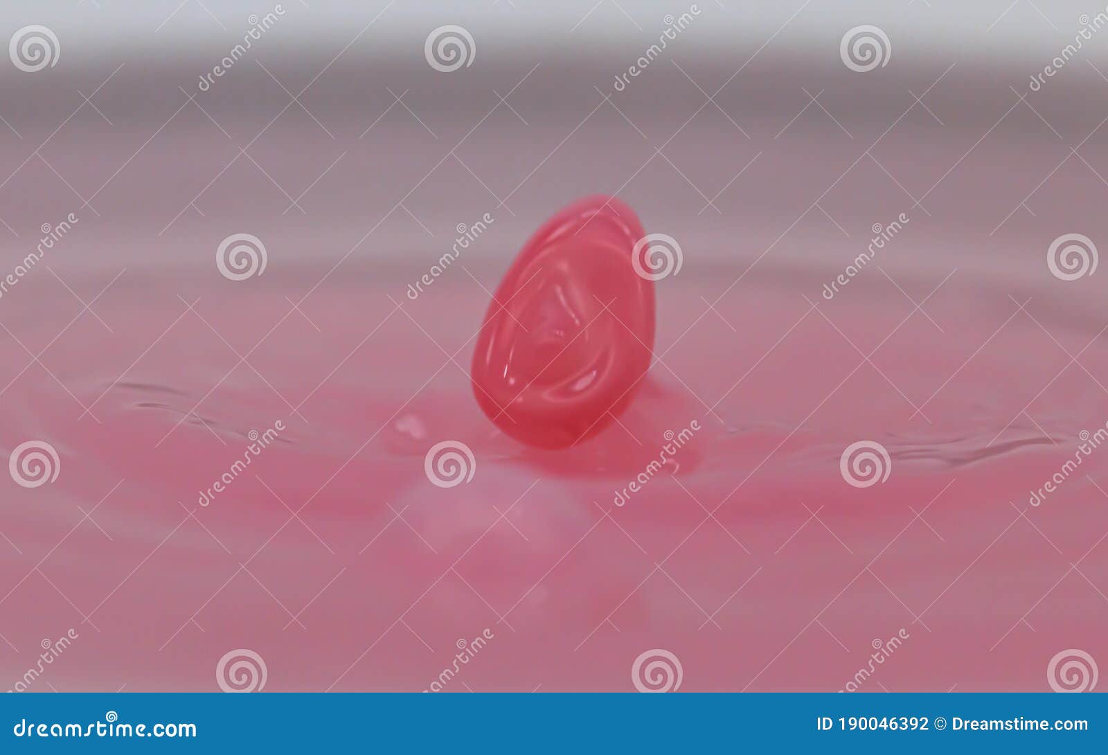 Pink Color Water Drop and Splash Stock Photo - Image of flowing, splash ...
