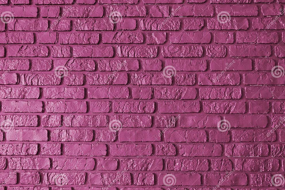 Pink Colored Brick Wall Texture, Architecture Building, Masonry of ...