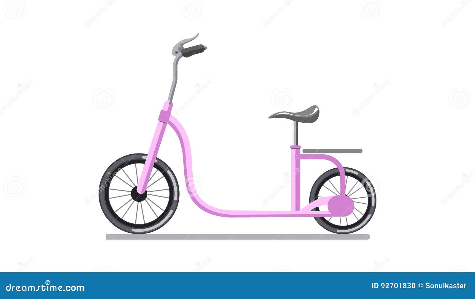Pink colored child cycle stock vector. Illustration of background ...