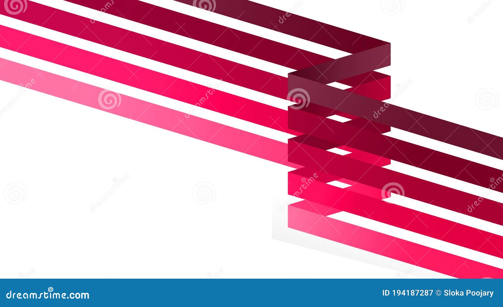 Pink Colored Geometric Lines Pattern Design on White Background ...