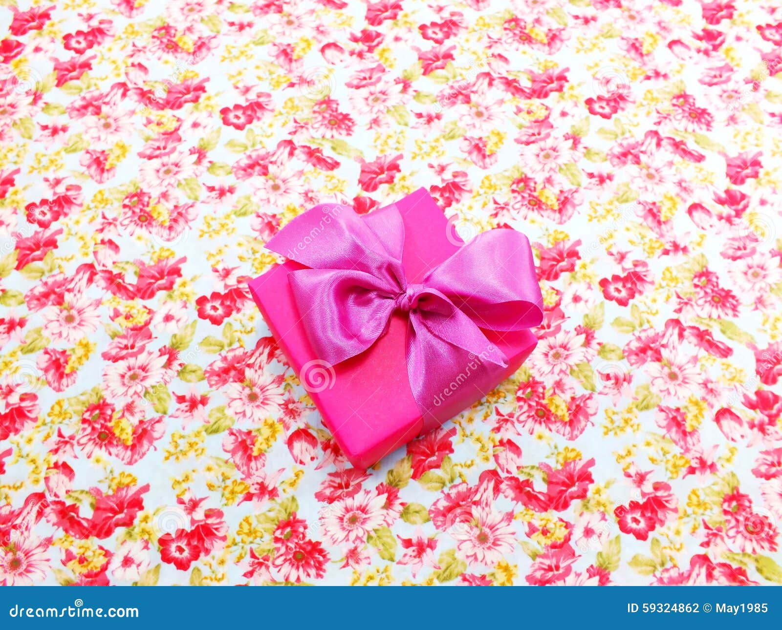 Pink Colored Gift Boxes with Decorative Bows Stock Photo - Image of ...