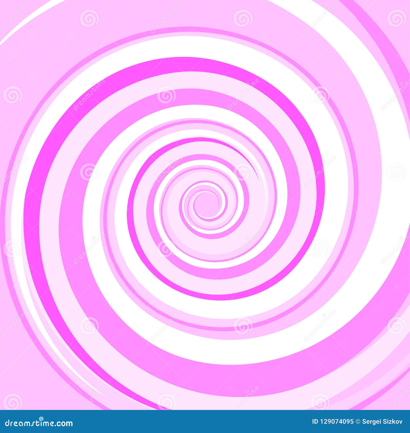 Pink Colored Twirl Spiral. Abstract Background Stock Vector ...