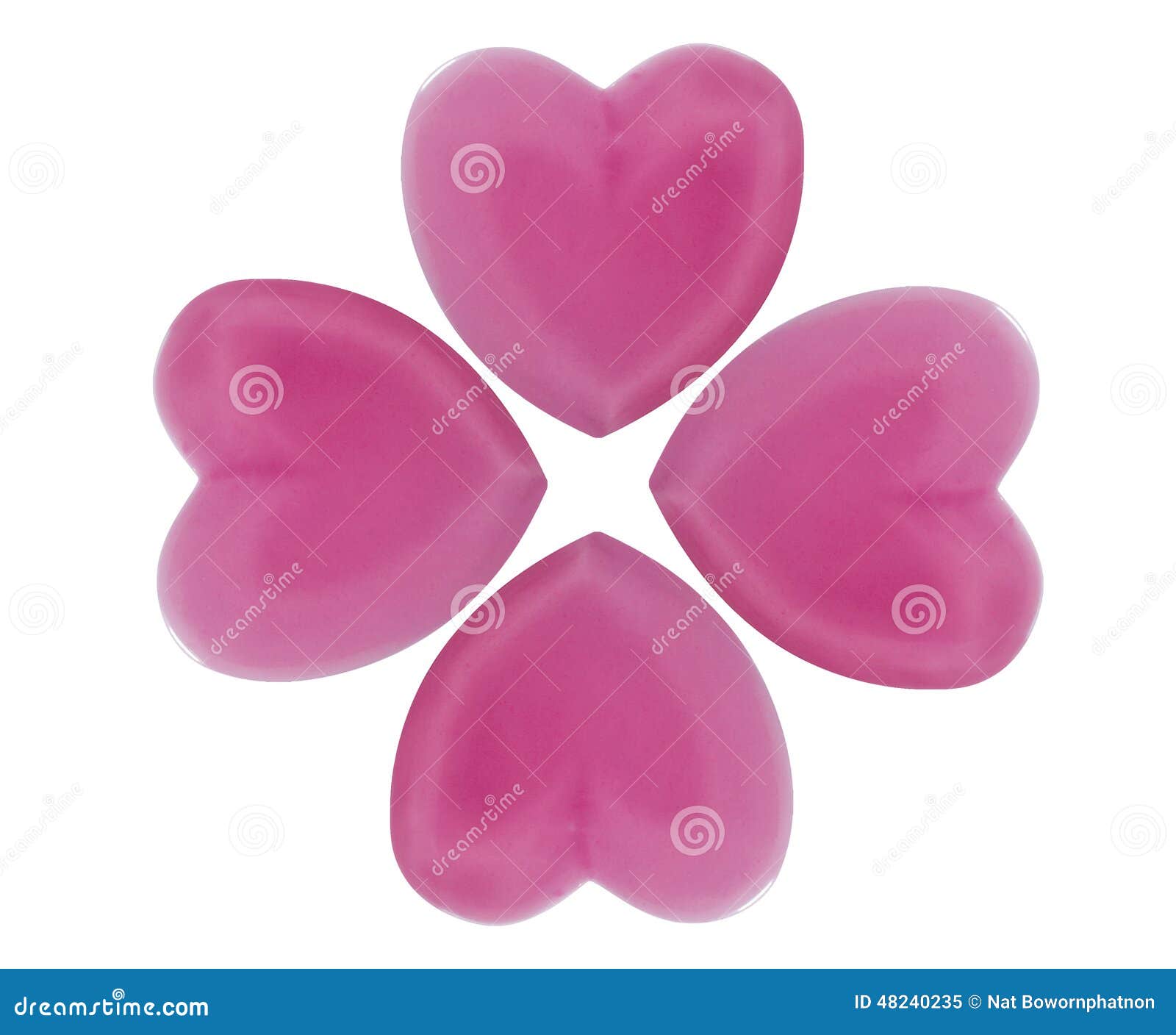Pink Colour Heart Shape Jelly Stock Image - Image of isolated, shape ...
