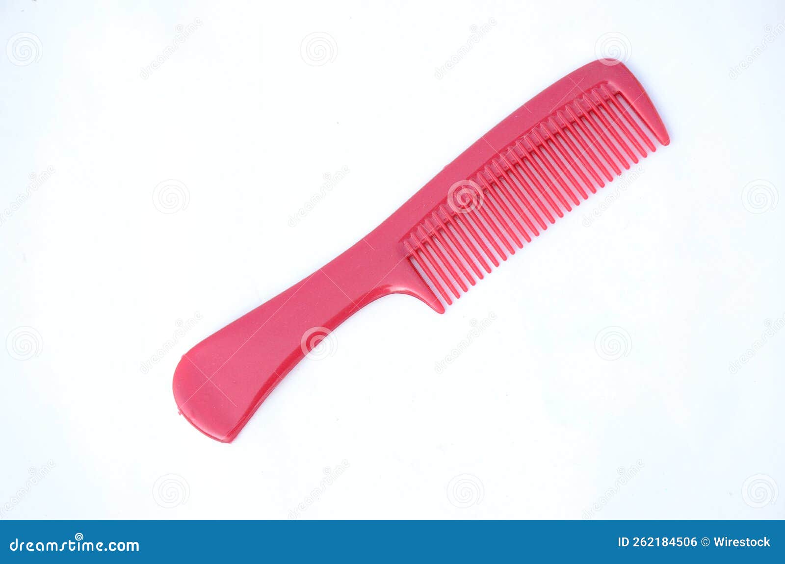 Pink Comb Isolated on White Background Stock Photo - Image of pink ...