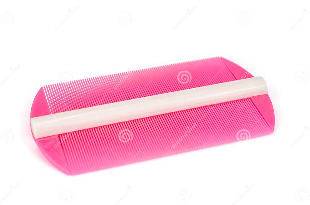 Pink comb stock image. Image of plastic, fashion, path - 41626939