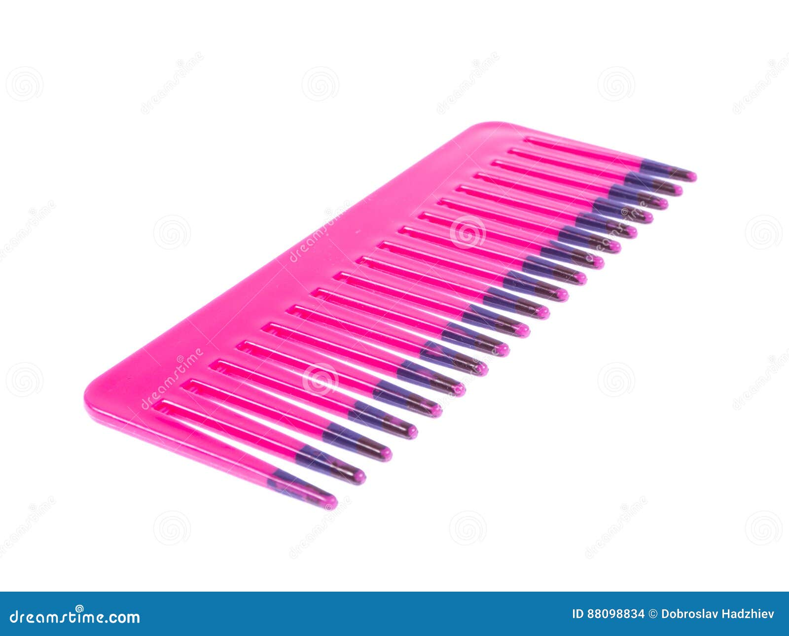 Pink Comb on White Background Stock Photo - Image of asian, diet: 88098834