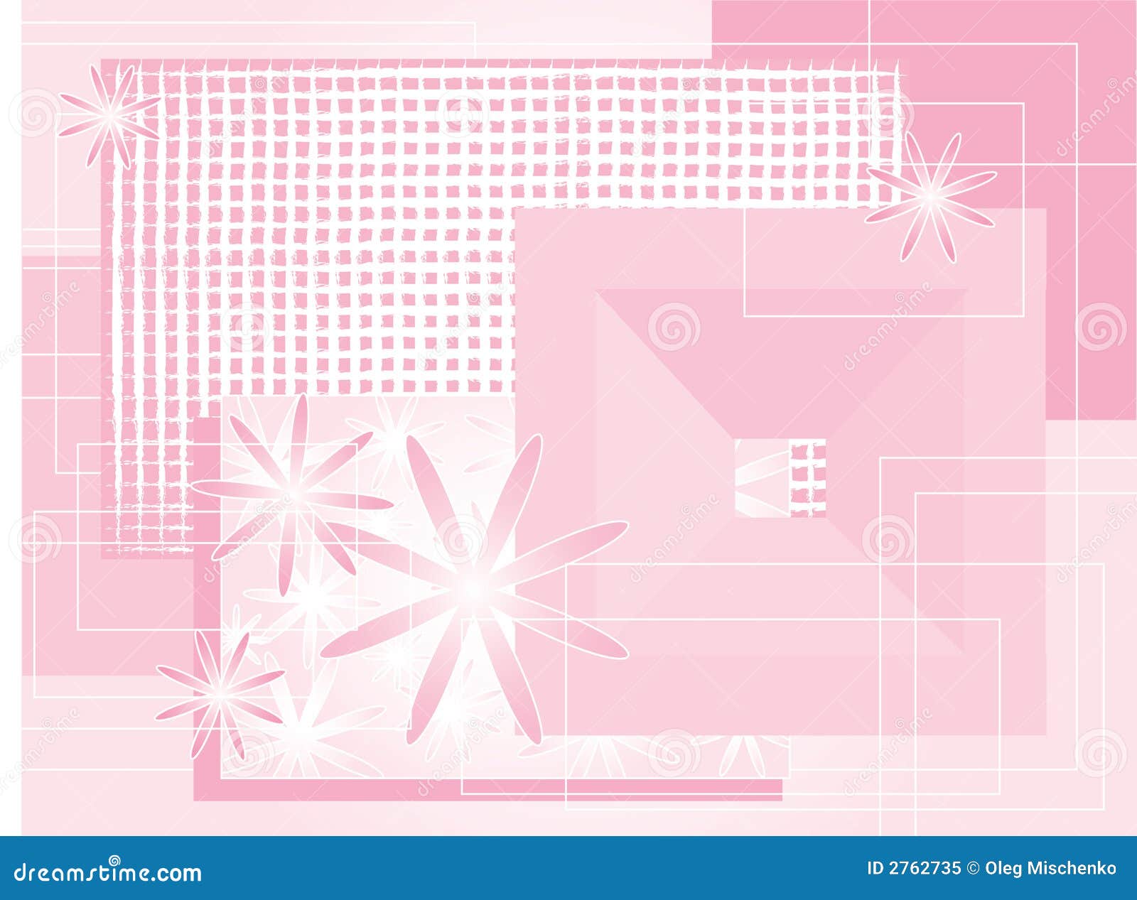 Pink composition stock vector. Illustration of pink, curl - 2762735