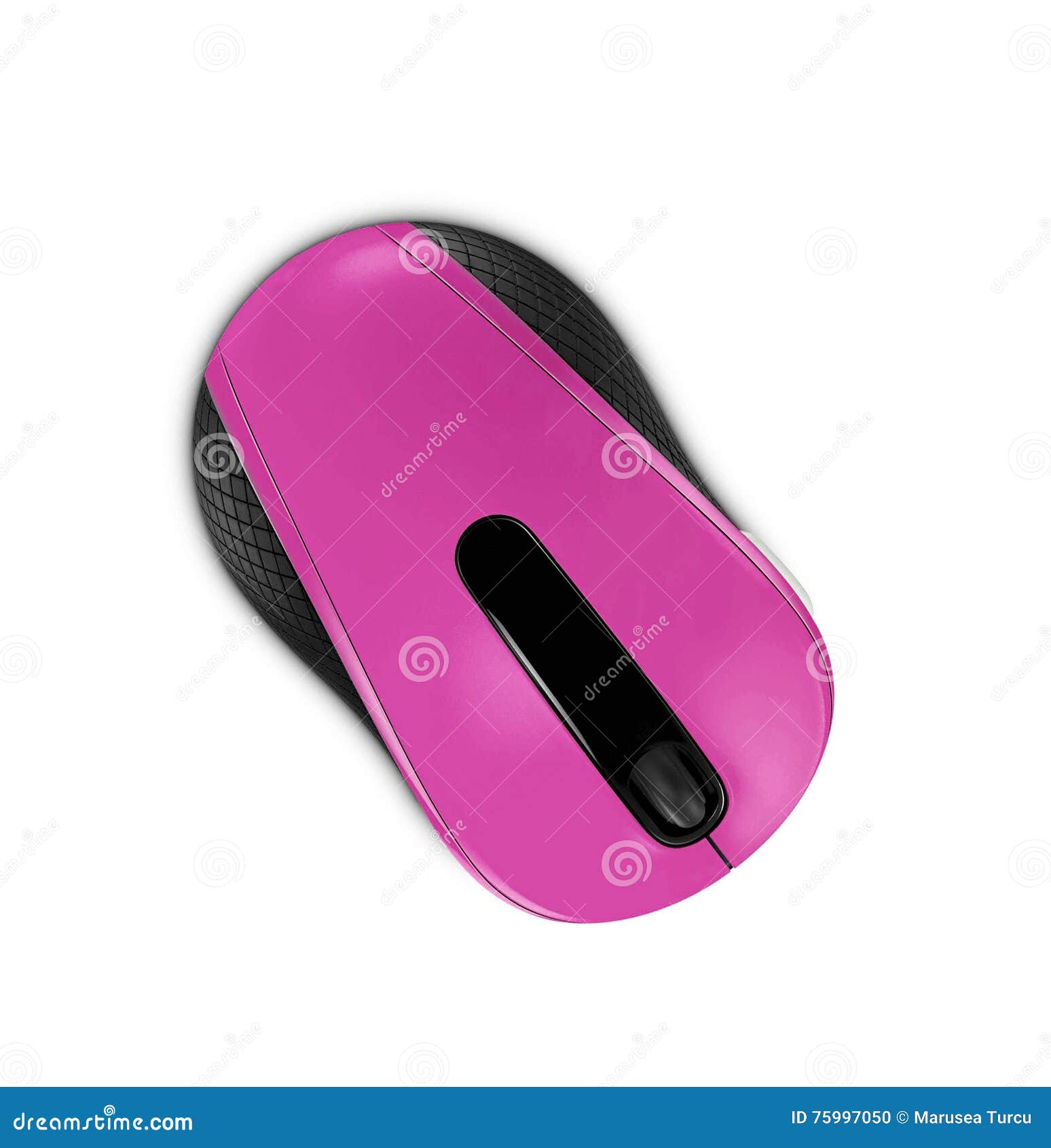 Pink Computer Mouse Isolated Stock Photo - Image of equipment ...