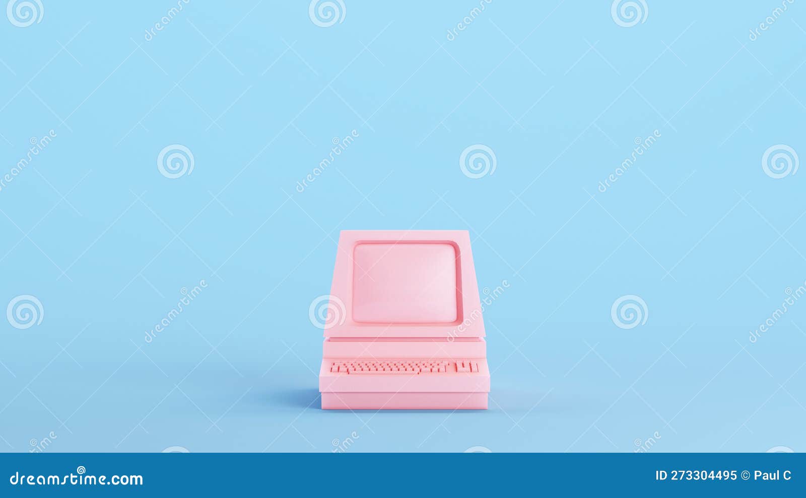 Pink Computer Retro Hardware Disk Keyboard Old Desktop System Screen ...
