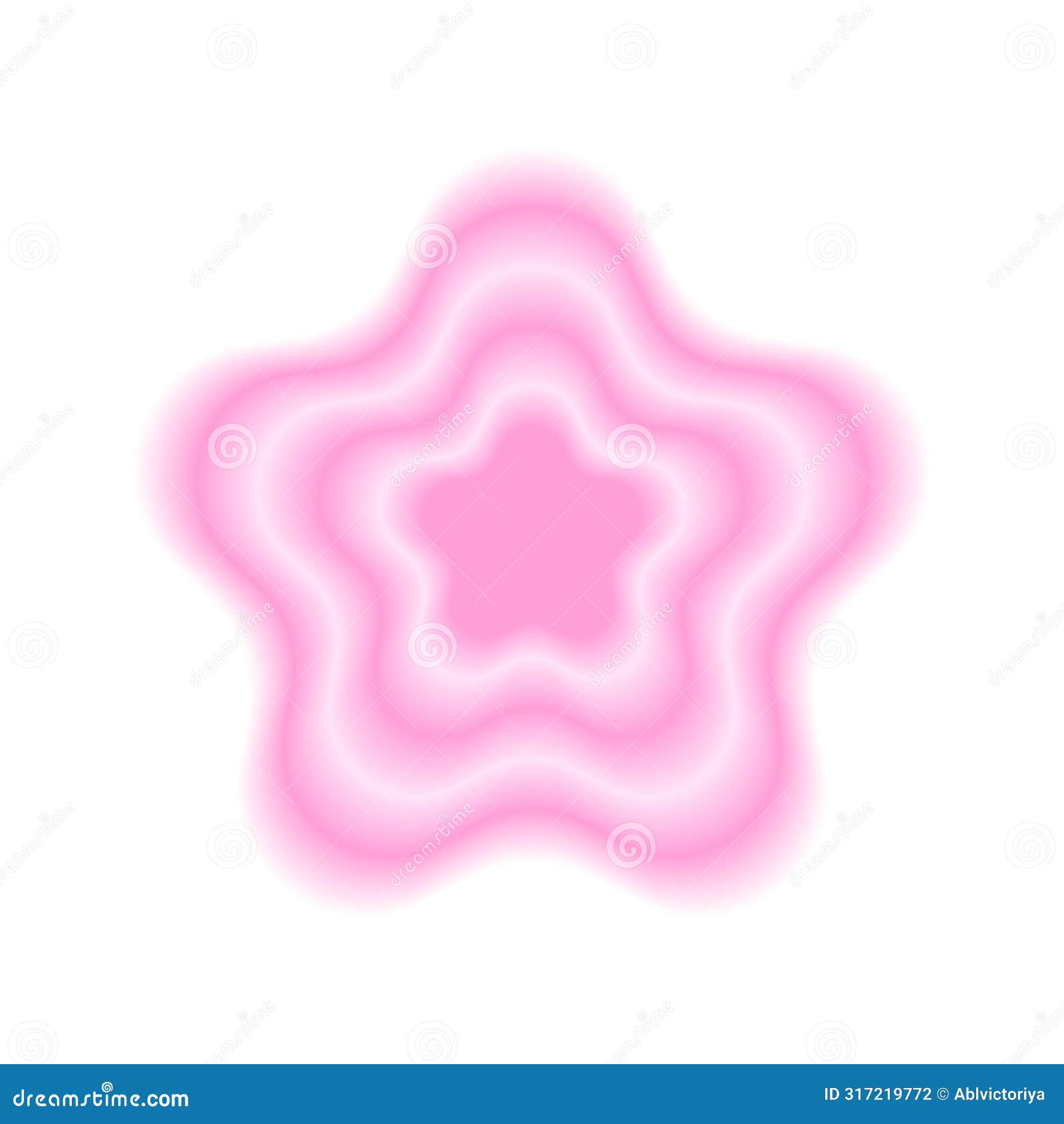 Pink Concentric Stars Background. Groovy Psychedelic Wallpaper Design ...