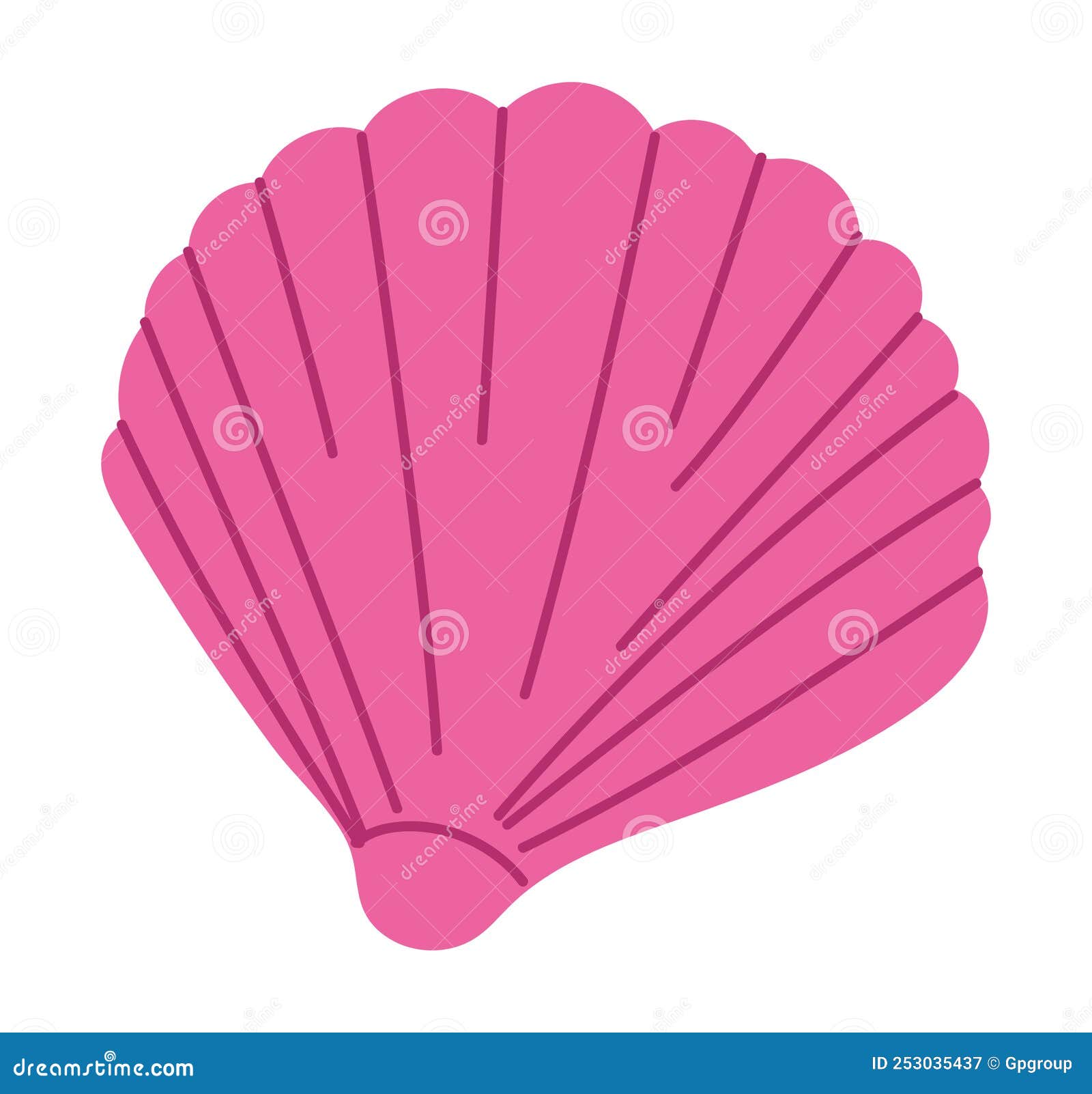 Conch Shell Icon In Trendy Design Style. Conch Shell Icon Isolated On ...
