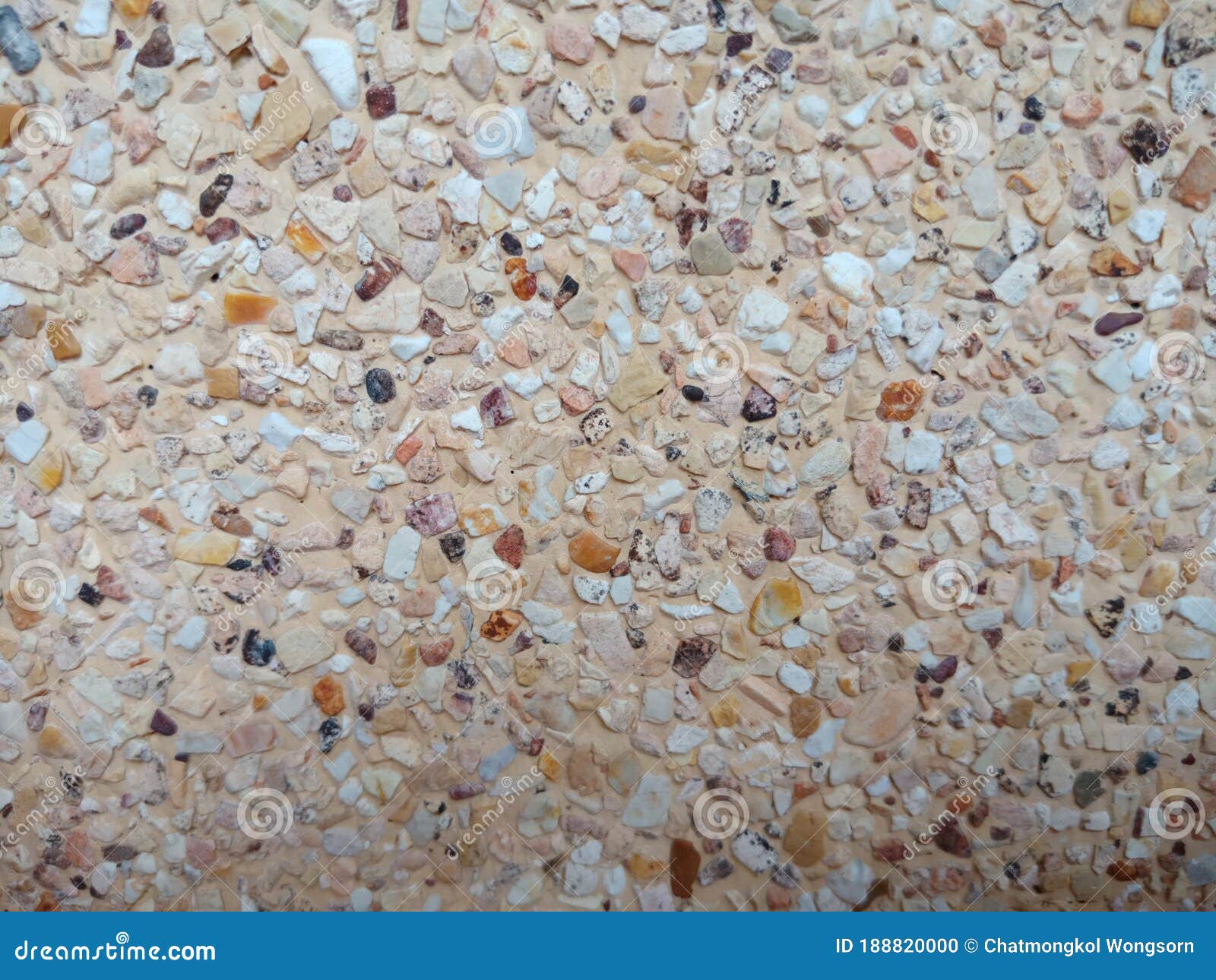 Concrete Wall with Small Stone Texture Stock Photo - Image of texture ...