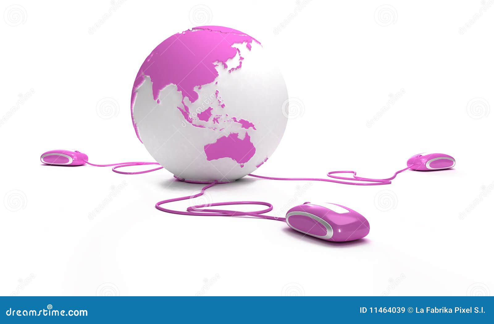 Pink connection online stock illustration. Illustration of concept ...