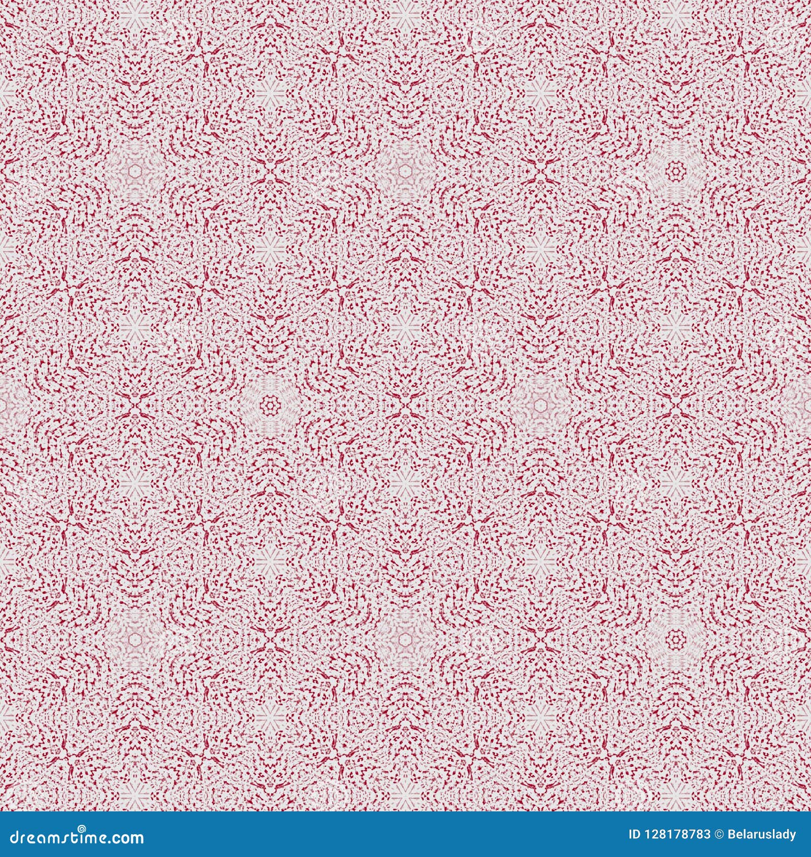 Pink Continuous Pattern in Indian Ethnic Style Stock Illustration ...
