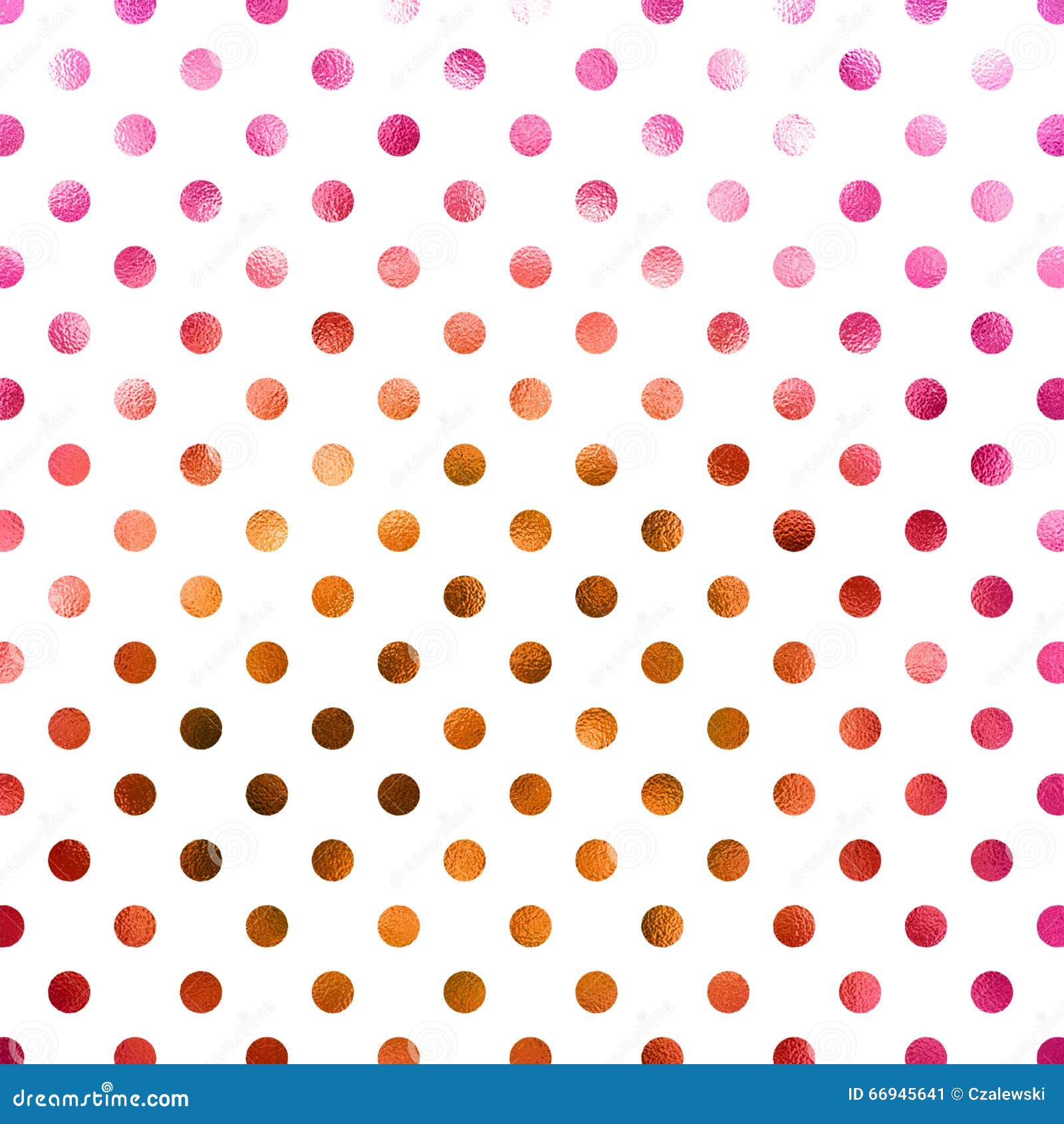 Pink Copper Gold Polka Dot Pattern Stock Image - Image of circle ...