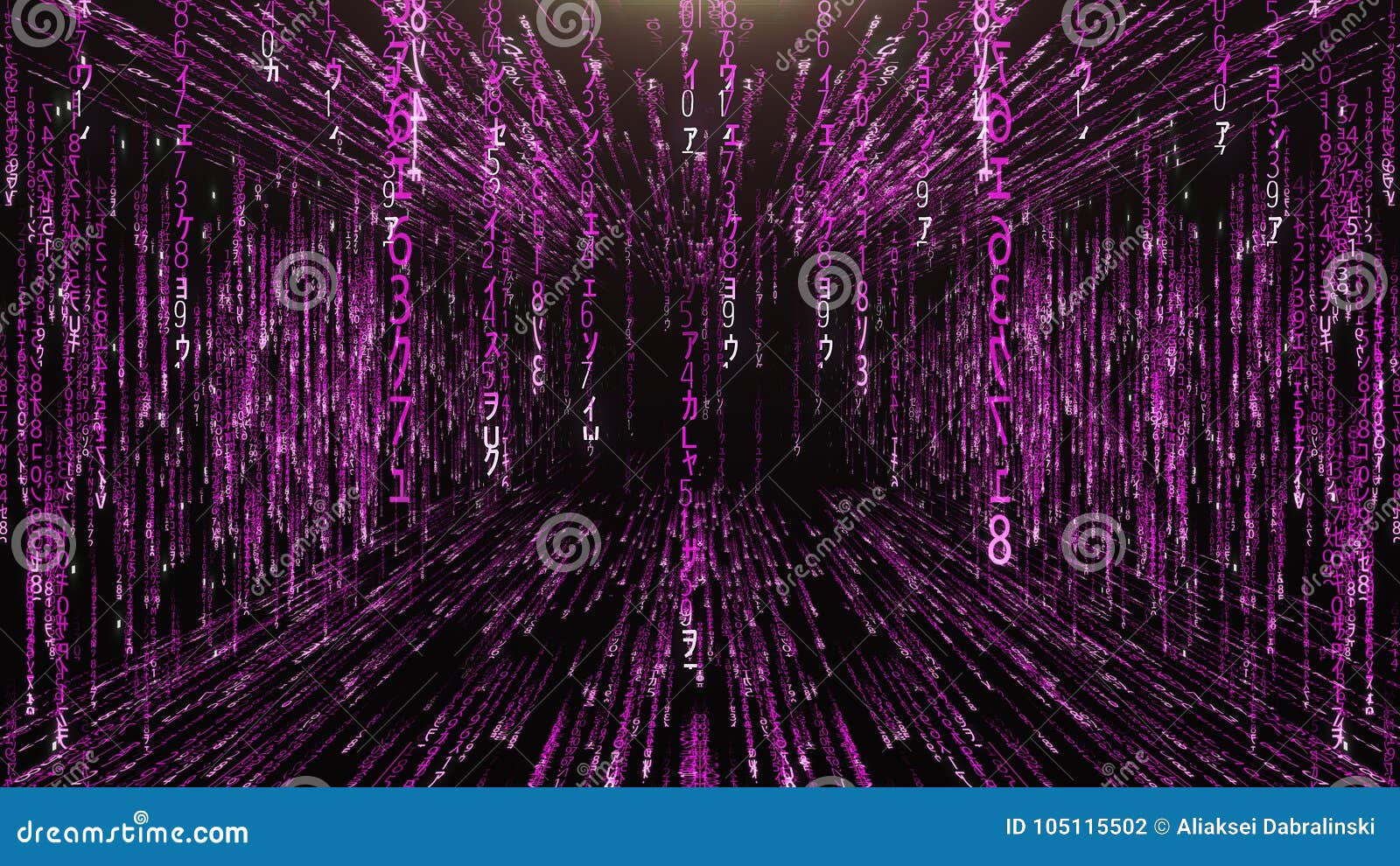 Pink Corridor from the Matrix Code Stock Illustration - Illustration of ... Pink Corridor from the Matrix Code Stock Illustration - Illustration of ...