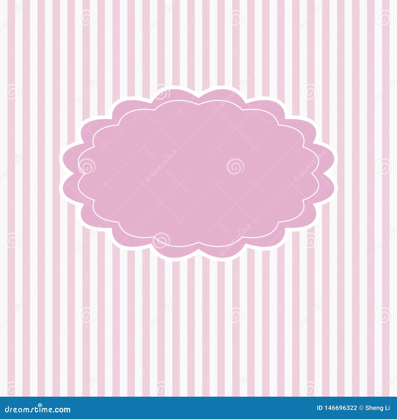 A Pink Cover Background Template Stock Vector - Illustration of fancy ...