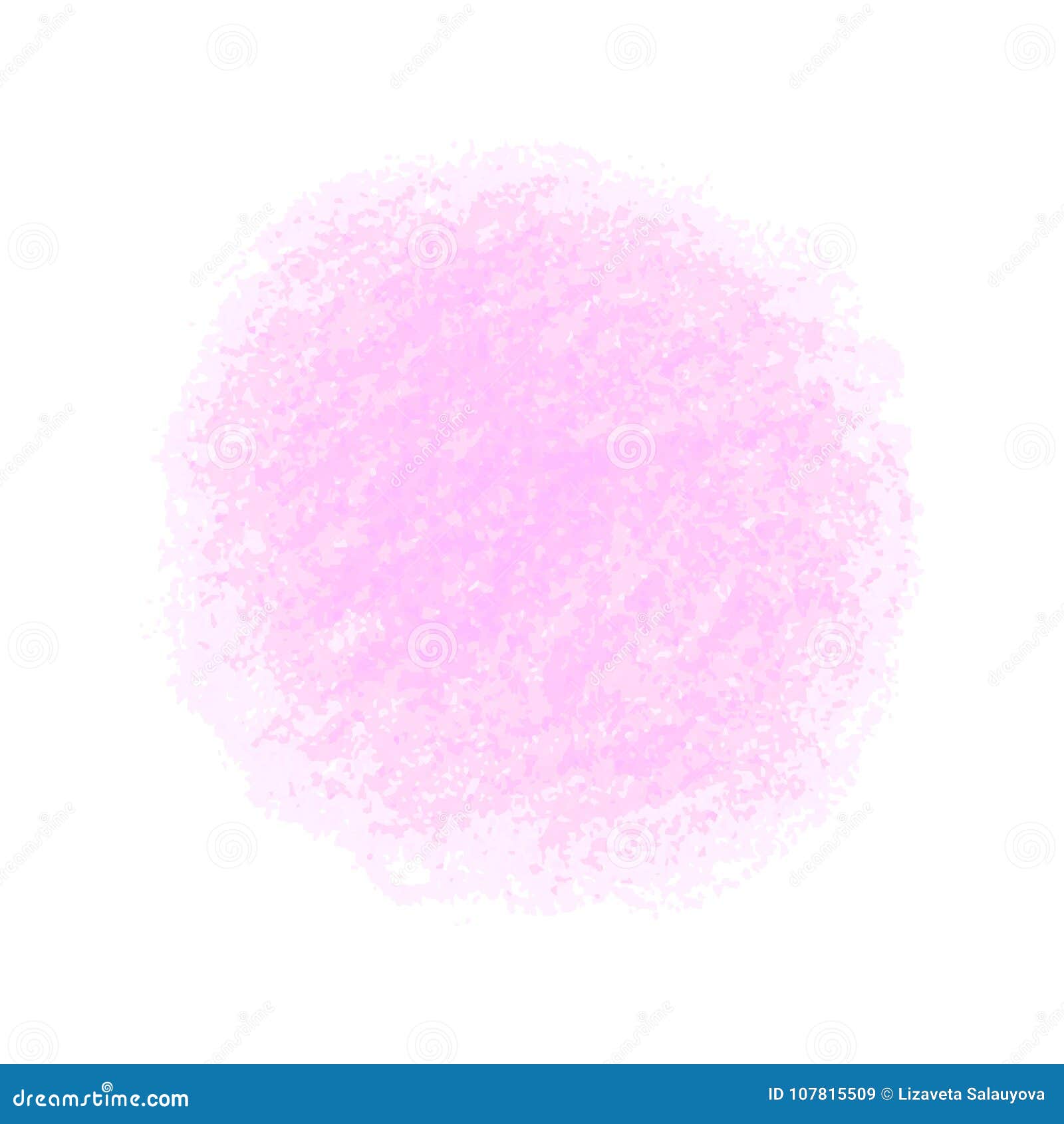 Pink Crayon Scribble Texture Stain Isolated on White Background Stock ...