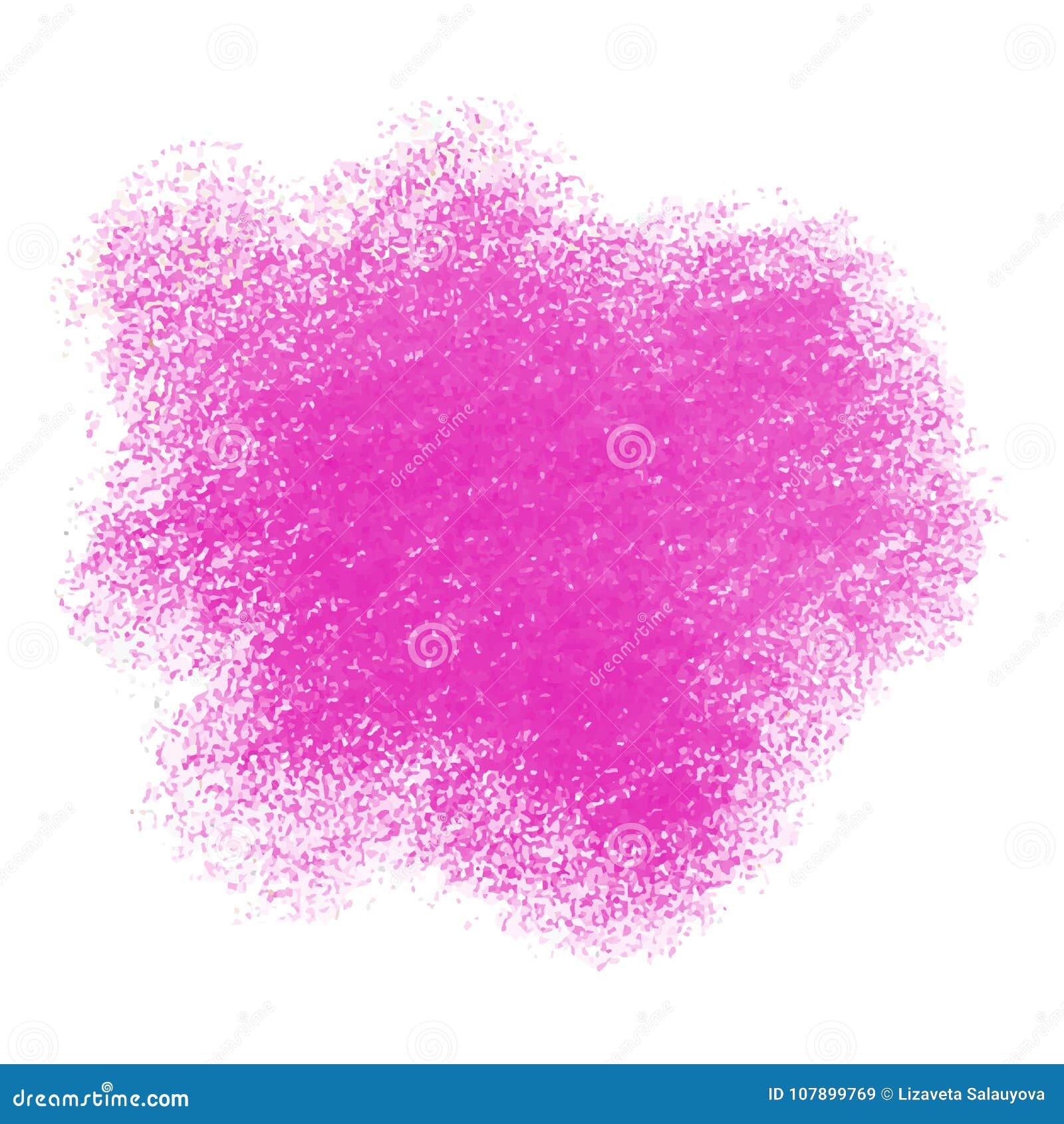 Pink Crayon Scribble Texture Stain Isolated on White Background Stock ...