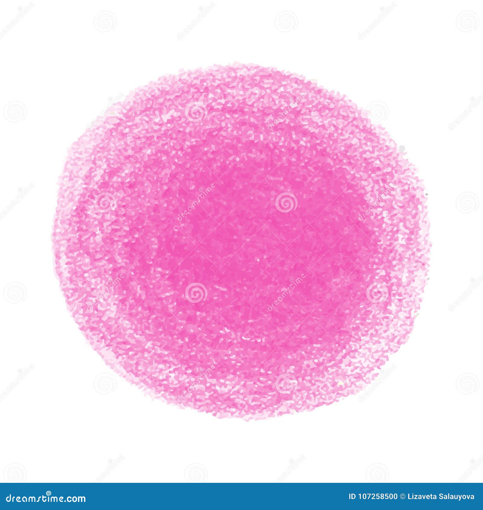 Pink Crayon Scribble Texture Stain on White Background Stock Vector ...