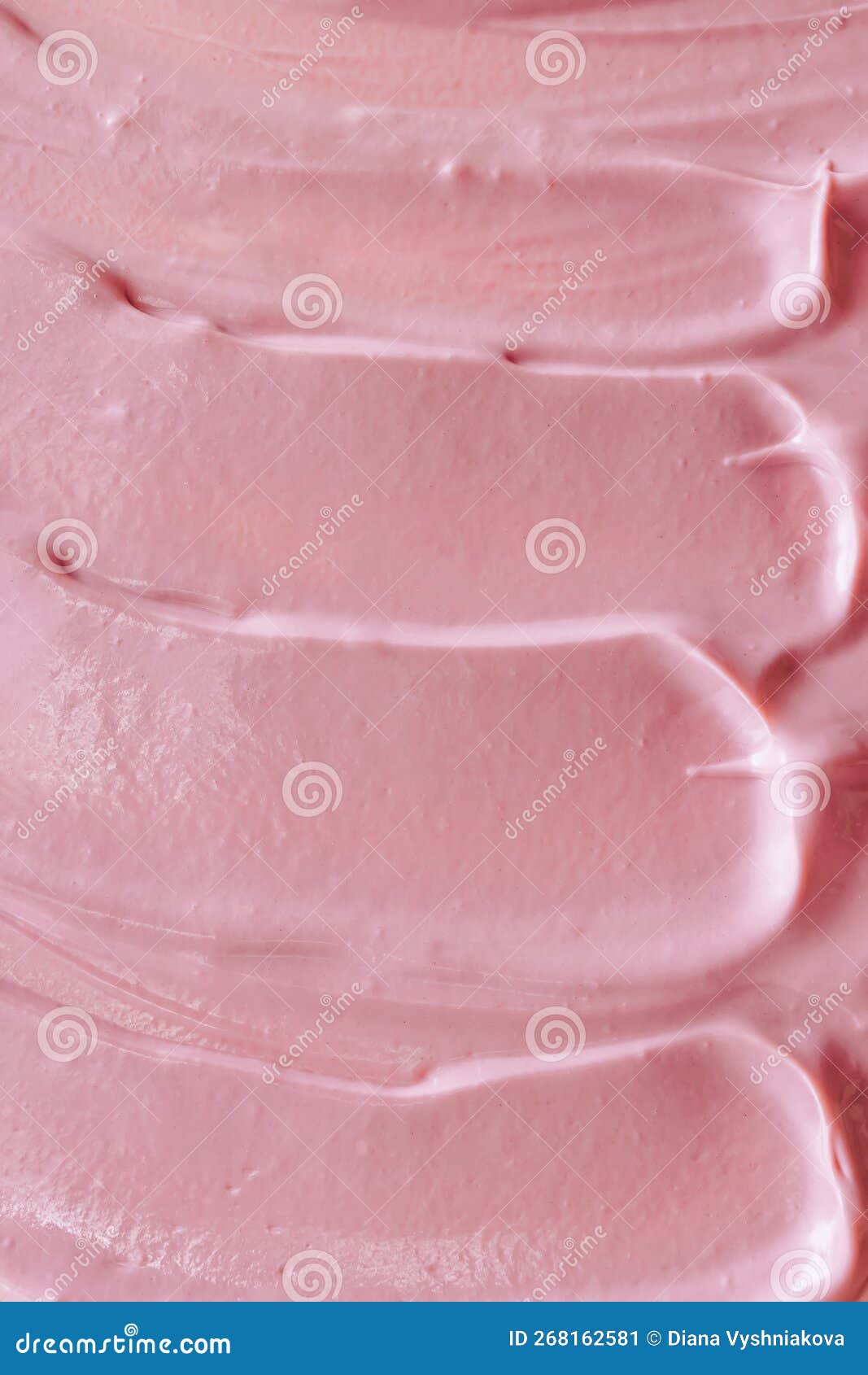 Pink Cream or Frosting Texture Stock Image - Image of background ...