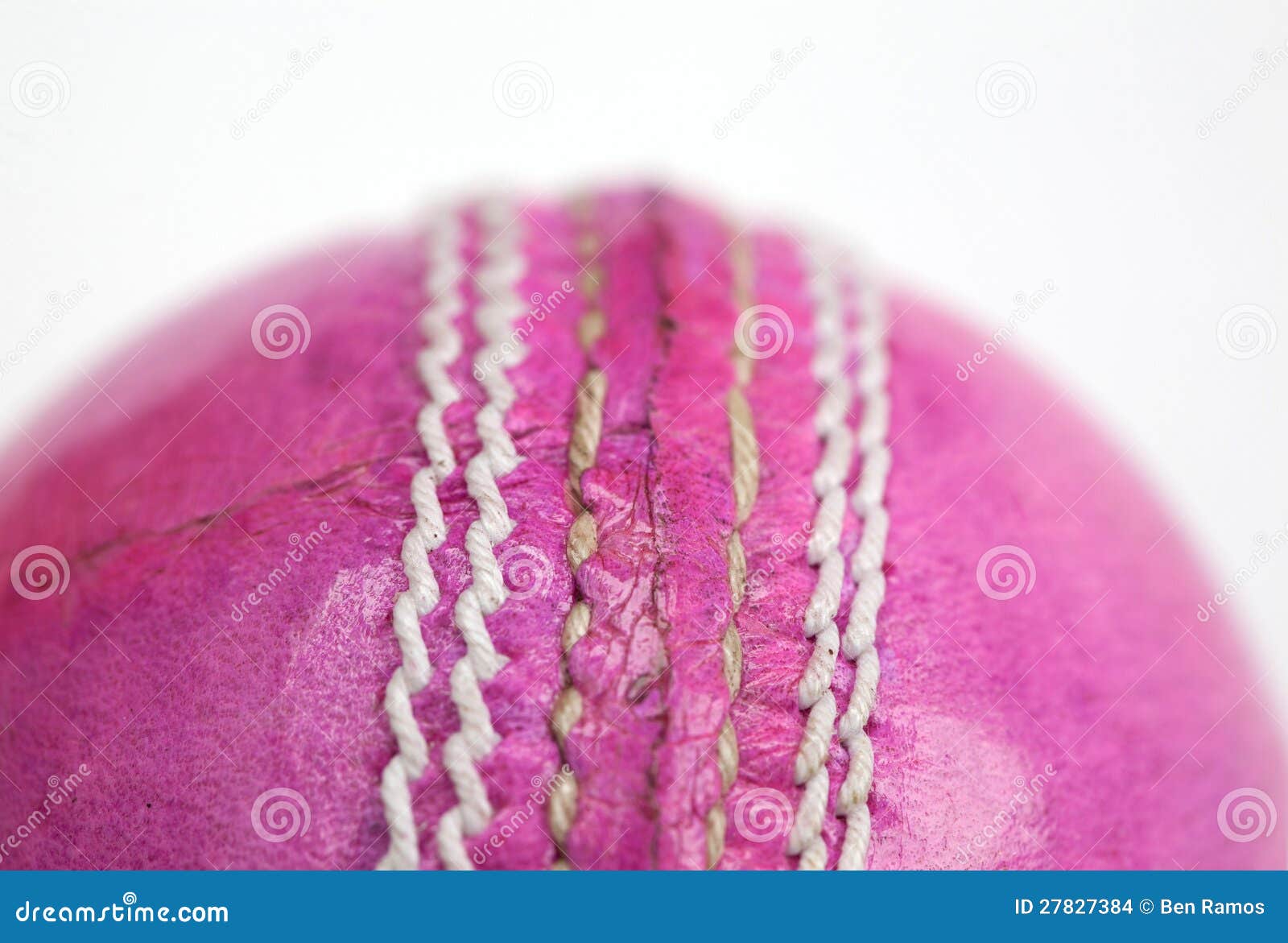 Pink cricket ball stock photo. Image of cricket, seam - 27827384
