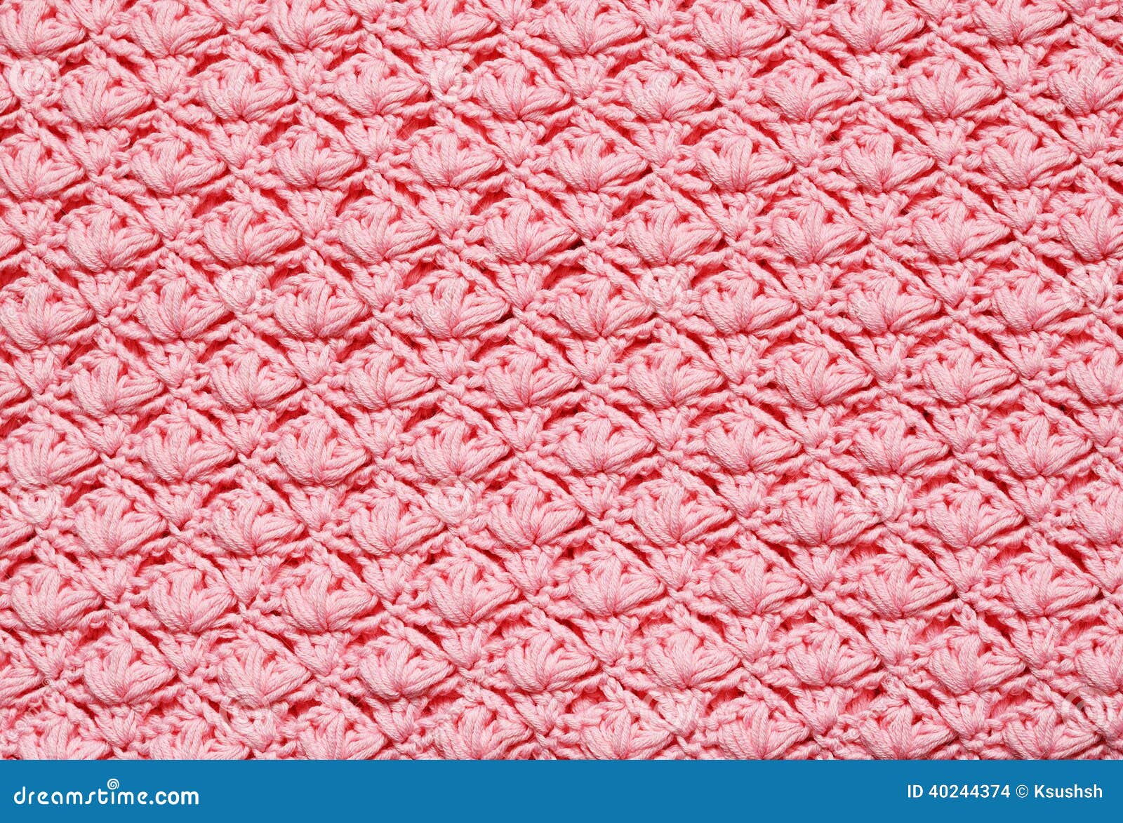 Pink crochet background stock photo. Image of linen, craftsmanship ...