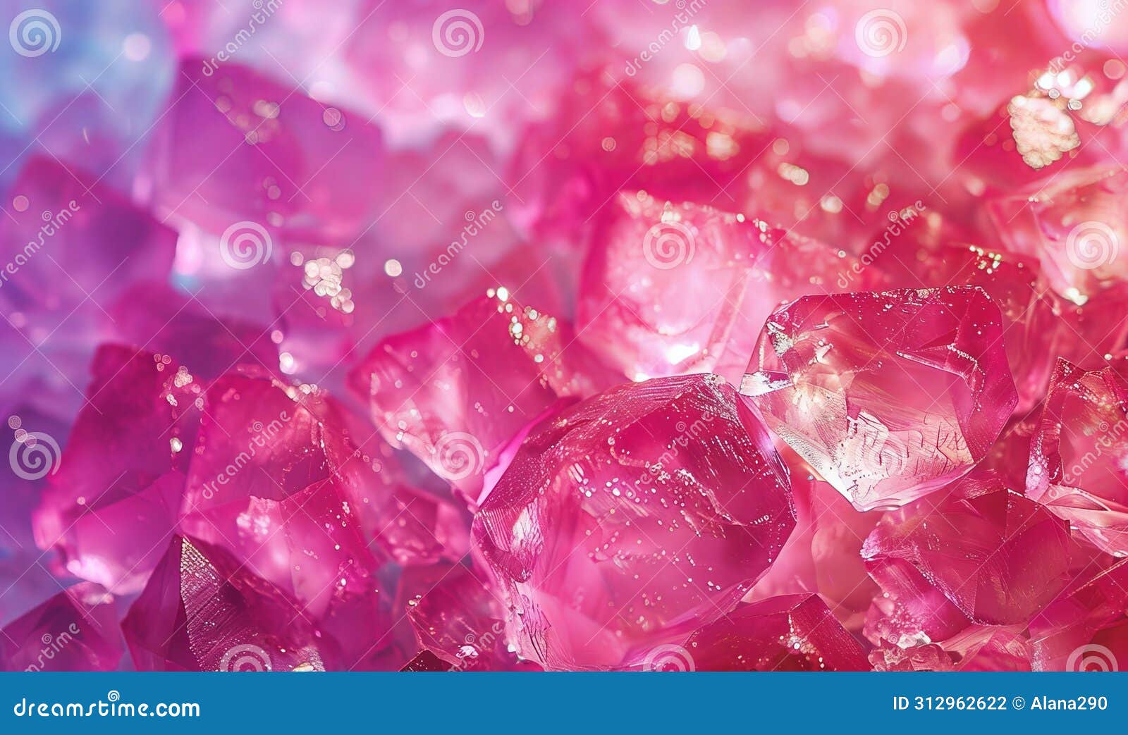 Pink Crystals, Macro Texture Background Stock Illustration ...