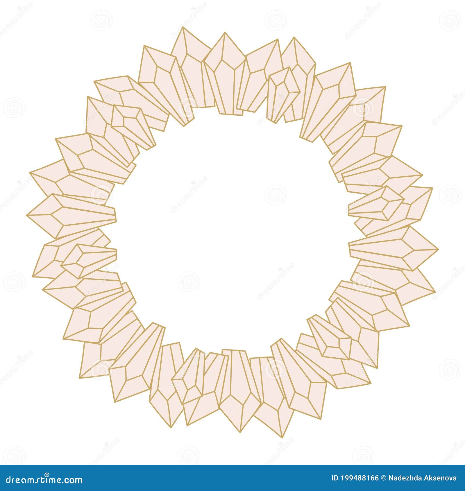 Pink Crystals Or Prescious Gemstones. Shimmering Crystal Jewel With ...