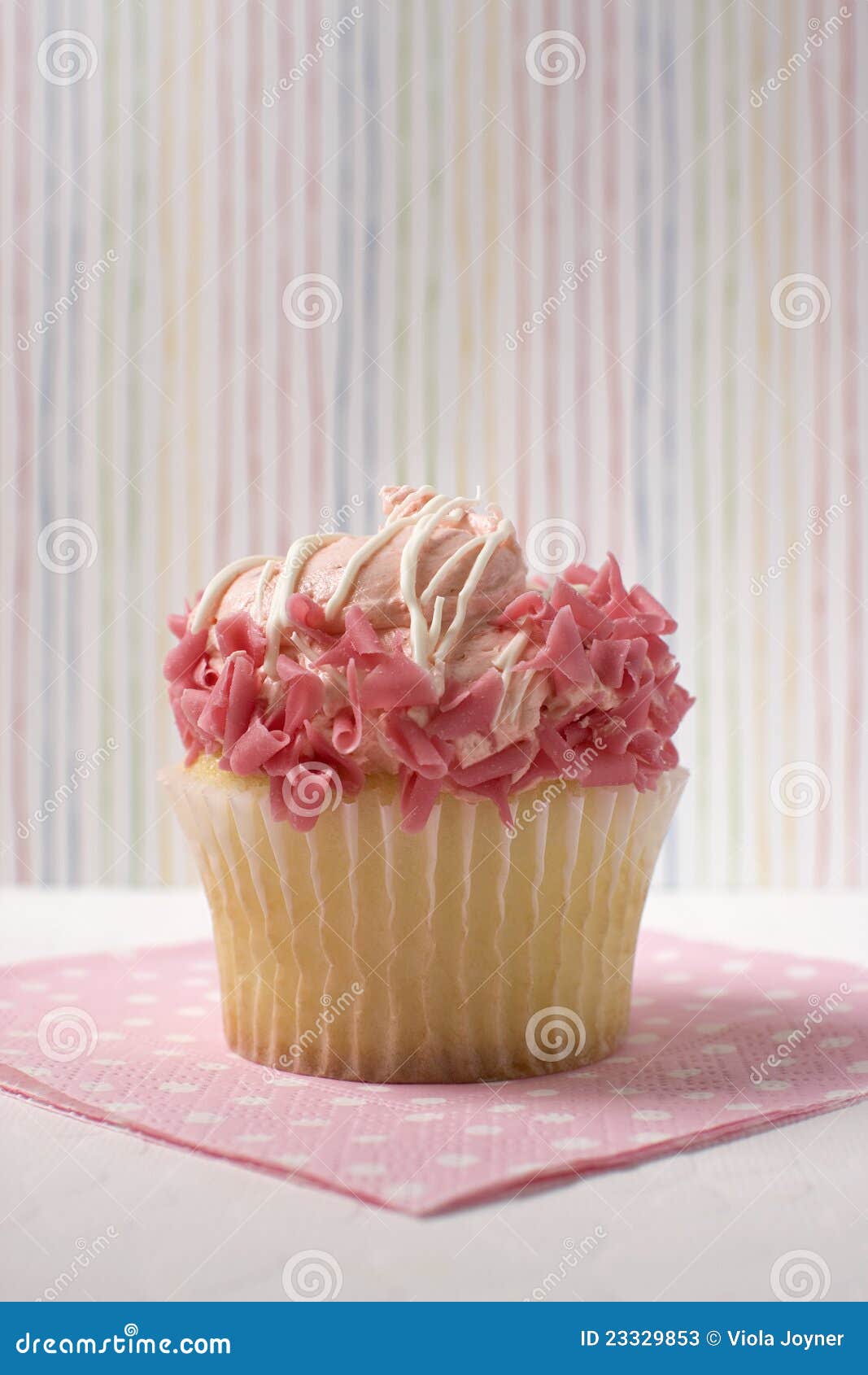 Pink Cupcake stock image. Image of cupcake, sweet, cake - 23329853