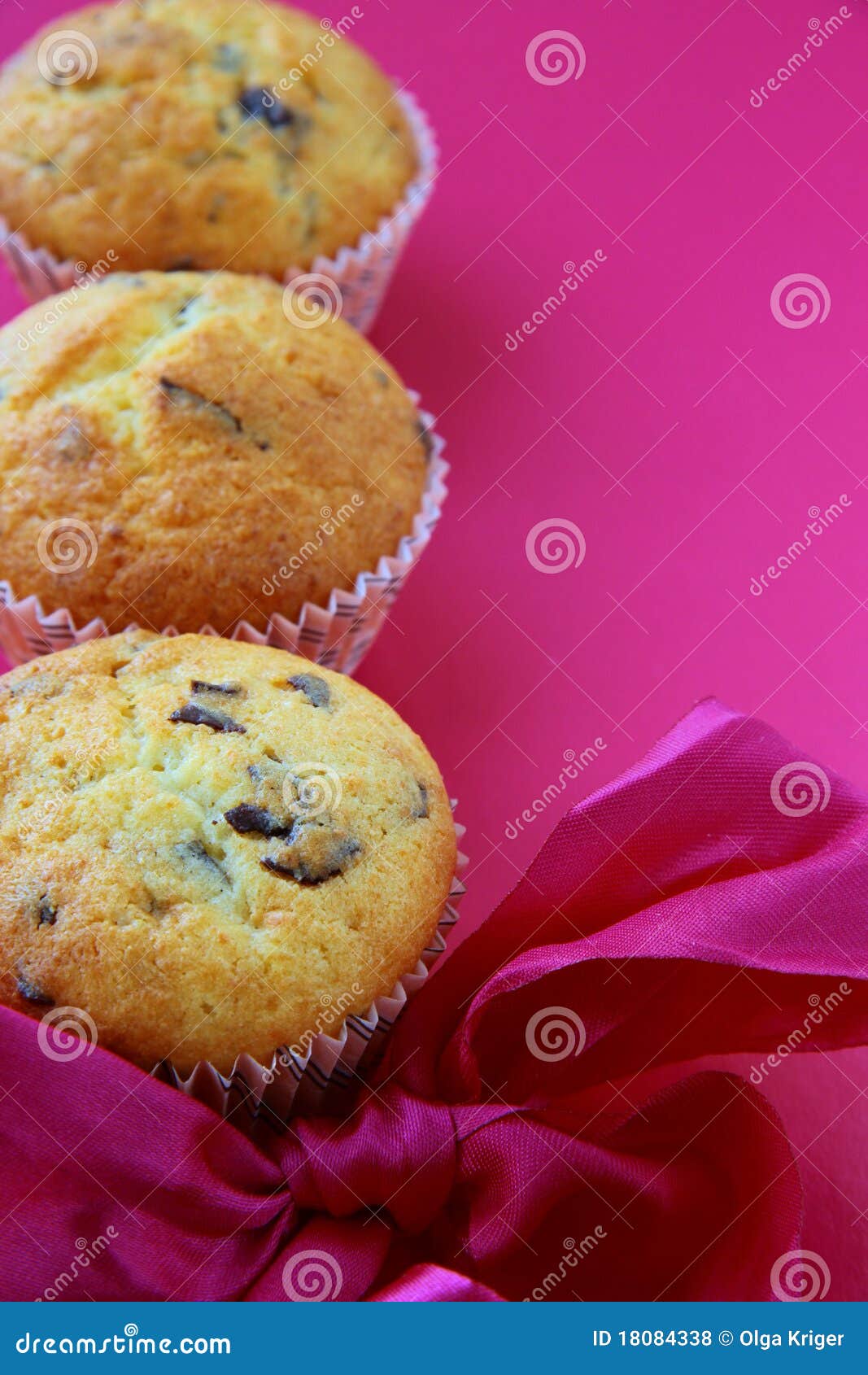 Pink Cupcake Birthday Surprise Stock Photo - Image of iced, icing: 18084338