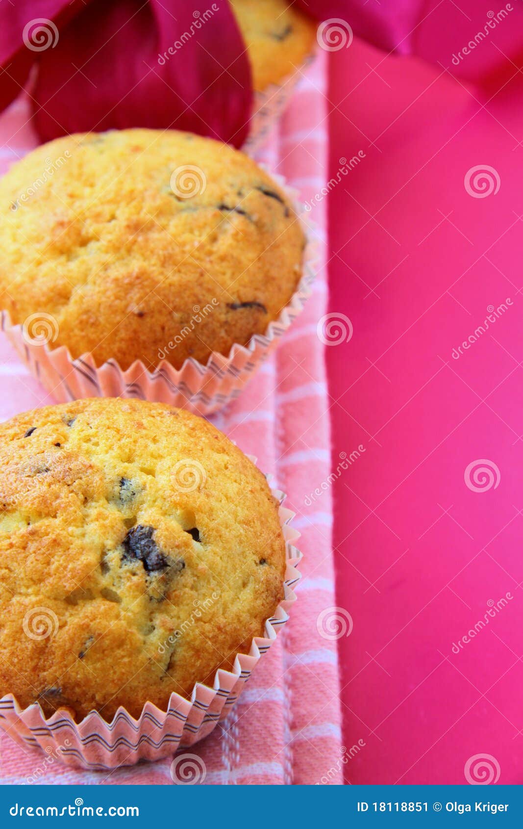 Pink Cupcake Birthday Surprise Stock Image - Image of eating, cupcake ...
